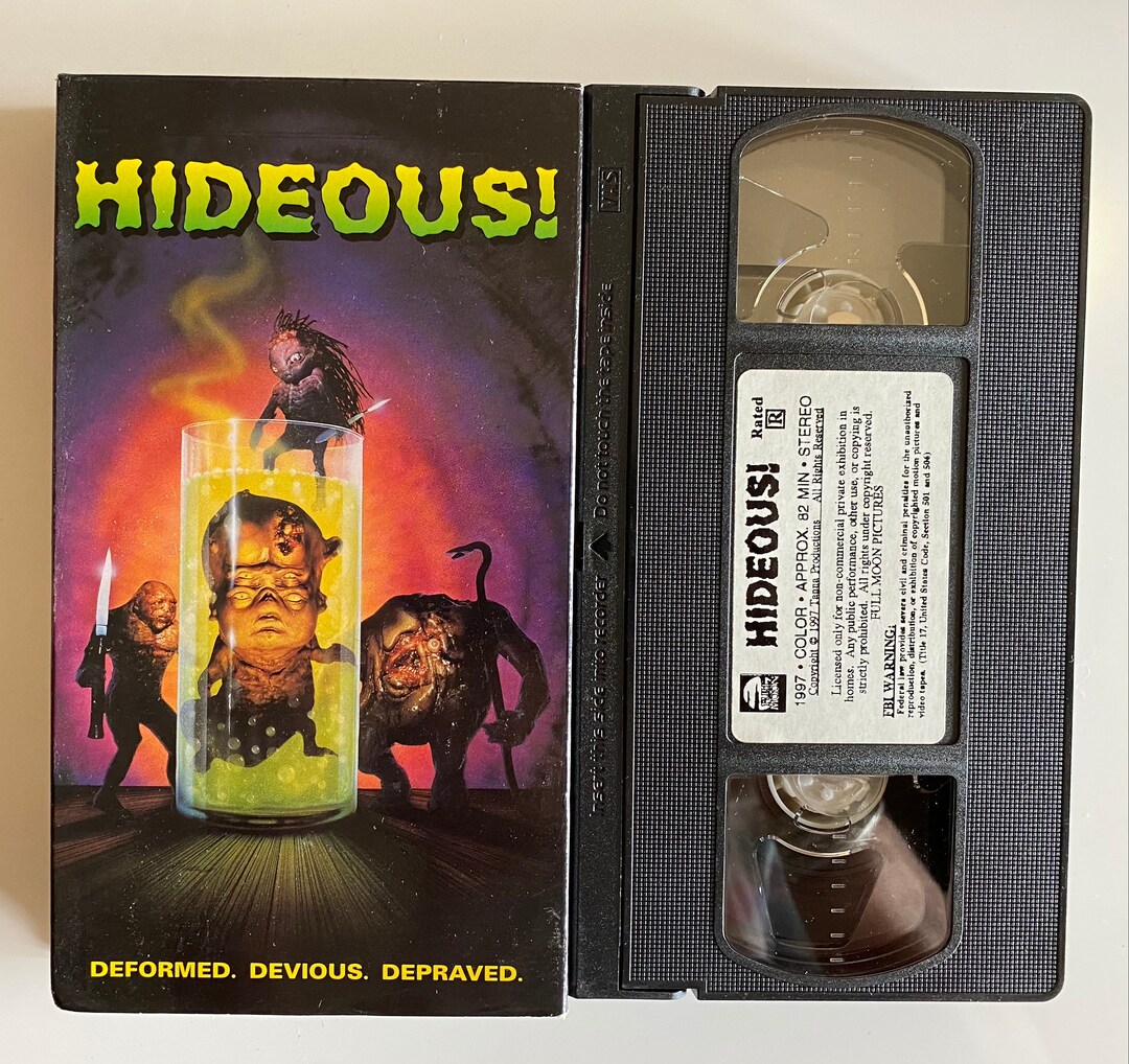 Hideous 1997 Vintage VHS Video Movie Cassette Tape - Etsy