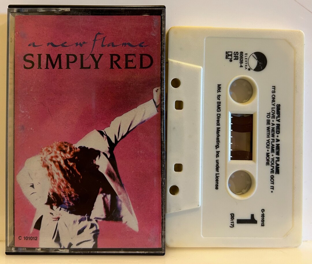 Simply Red a New Flame 1989 Vintage Cassette Tape - Etsy
