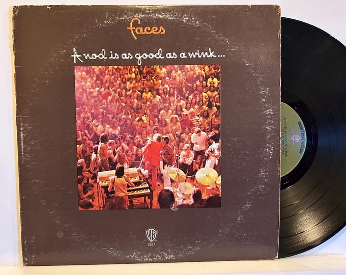 Faces - A Nod is as Good as A Wink - 1971 OG Vintage Vinyl Record - Etsy