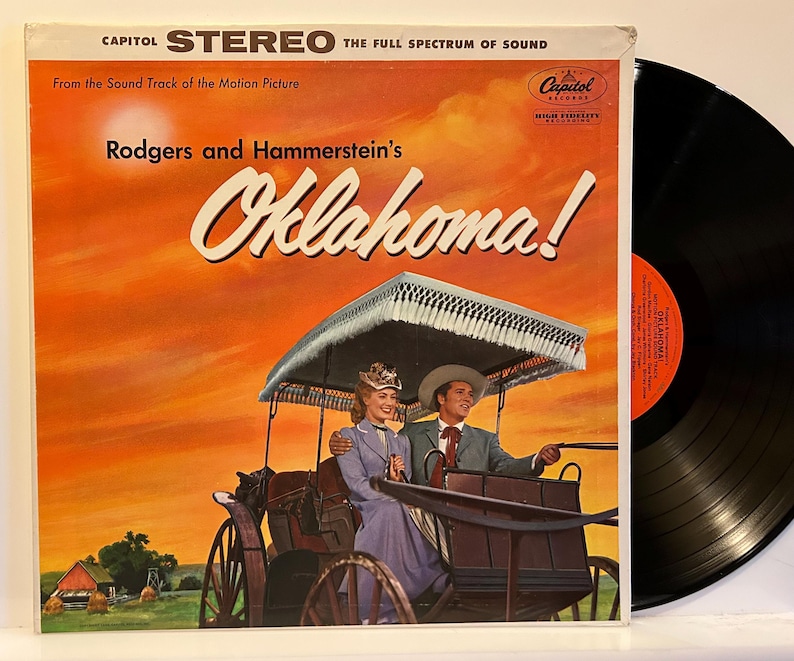 Oklahoma - 1955 OG Vintage Vinyl Motion Picture Soundtrack Record - Etsy