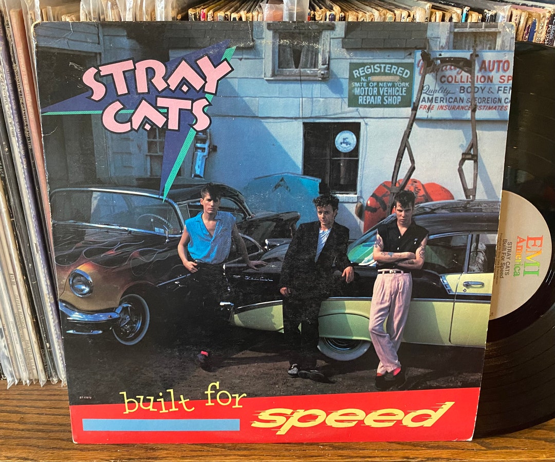 Stray Cats Built for Speed 1982 OG Vintage Vinyl Record - Etsy