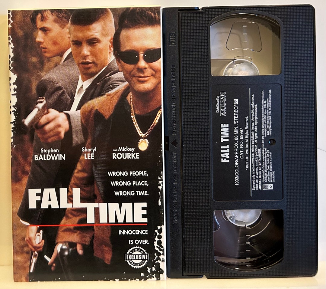 Fall Time 1995 Vintage VHS Video Movie Cassette Tape - Etsy