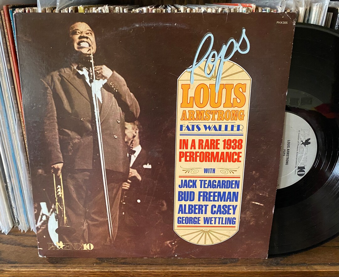 Louis Armstrong Pops 1980 OG Vintage Vinyl Record - Etsy