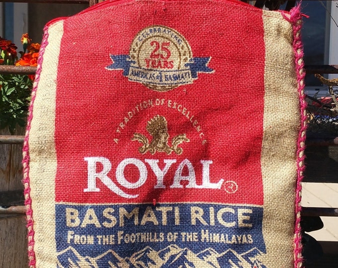 Royal Basmati Rice Jute Tote Bag - Etsy