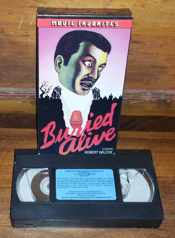 Buried Alive 1939 Vintage VHS Video Movie Cassette - Etsy New Zealand