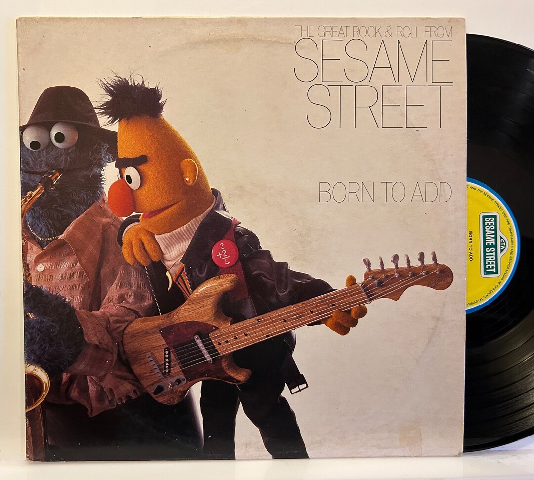Sesame Street Born to Add 1983 OG Vintage Vinyl Record - Etsy