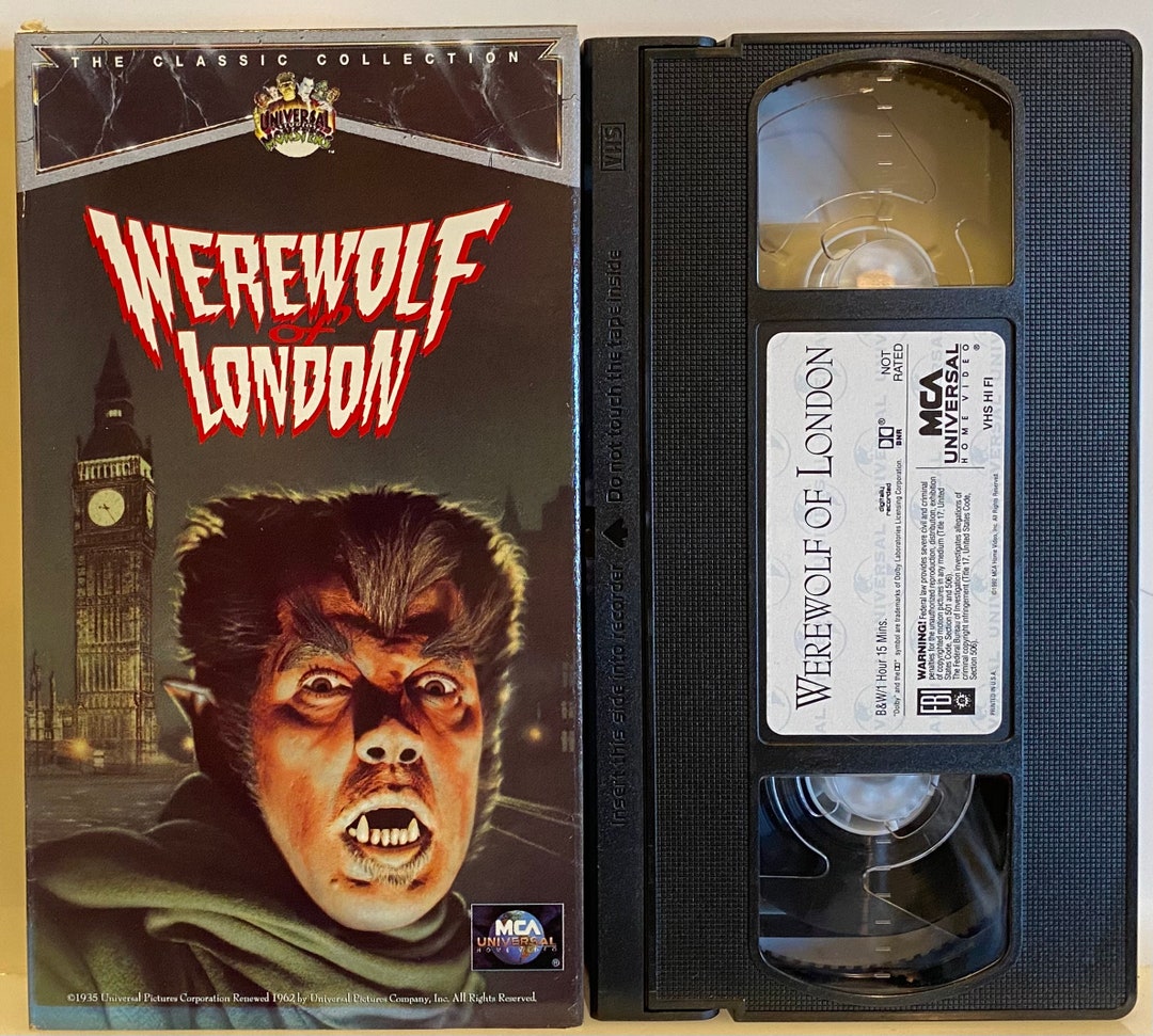 Werewolf of London - 1935 Vintage VHS Video Movie Cassette Tape - Etsy