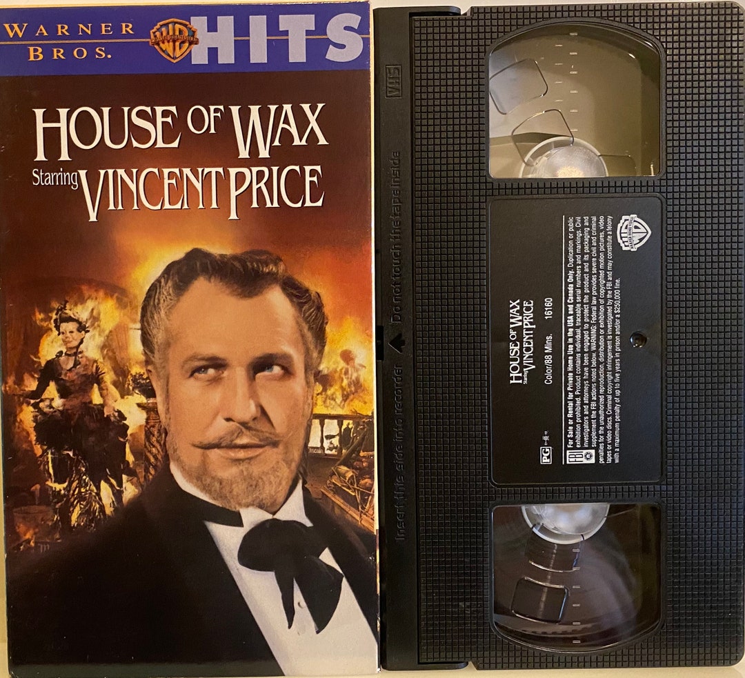 House of Wax 1953 Vintage VHS Video Movie Cassette Tape - Etsy Australia