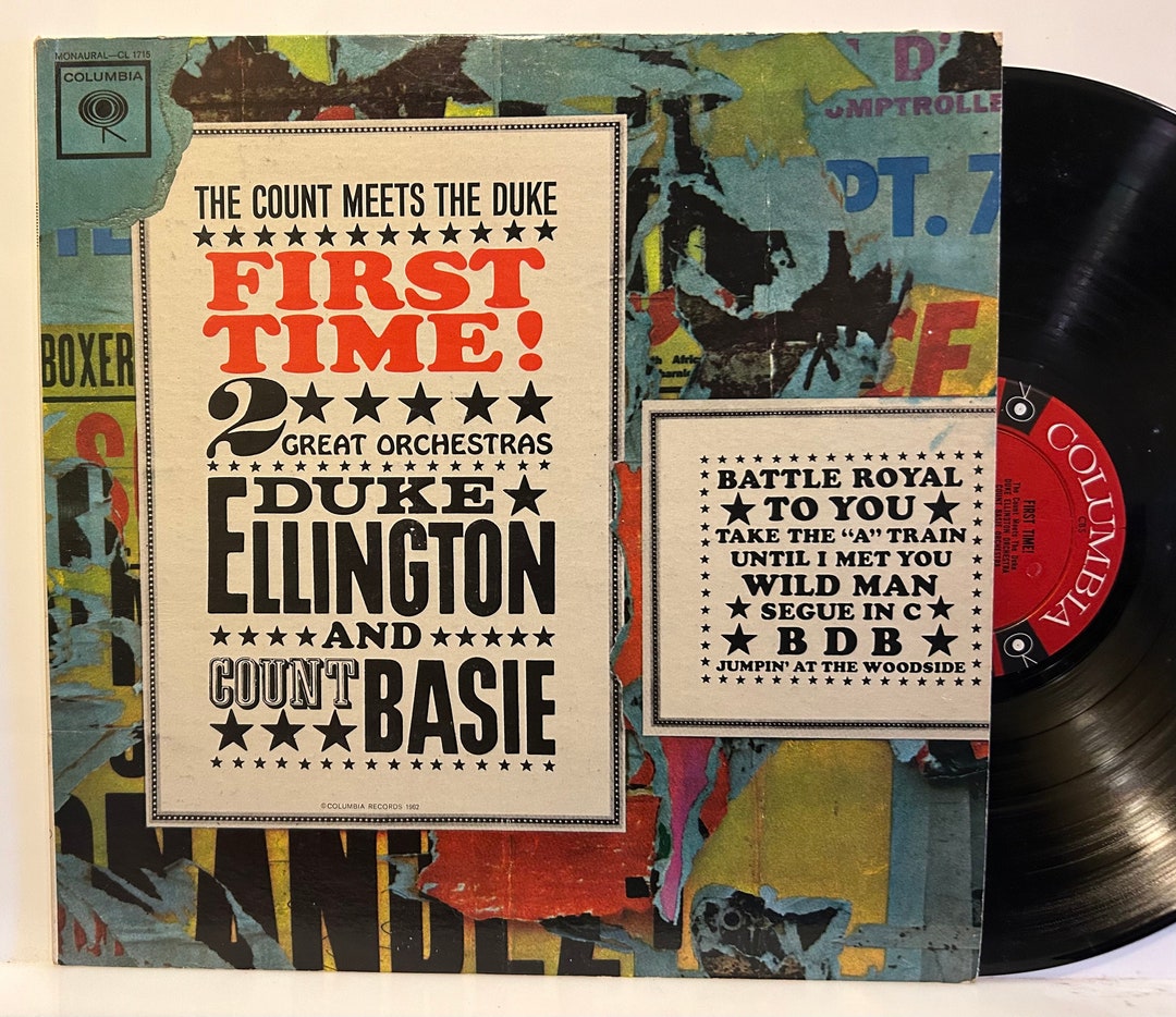 Duke Ellington and Count Basie - First Time the Count Meets the Duke - 1963 OG Vintage Vinyl ...