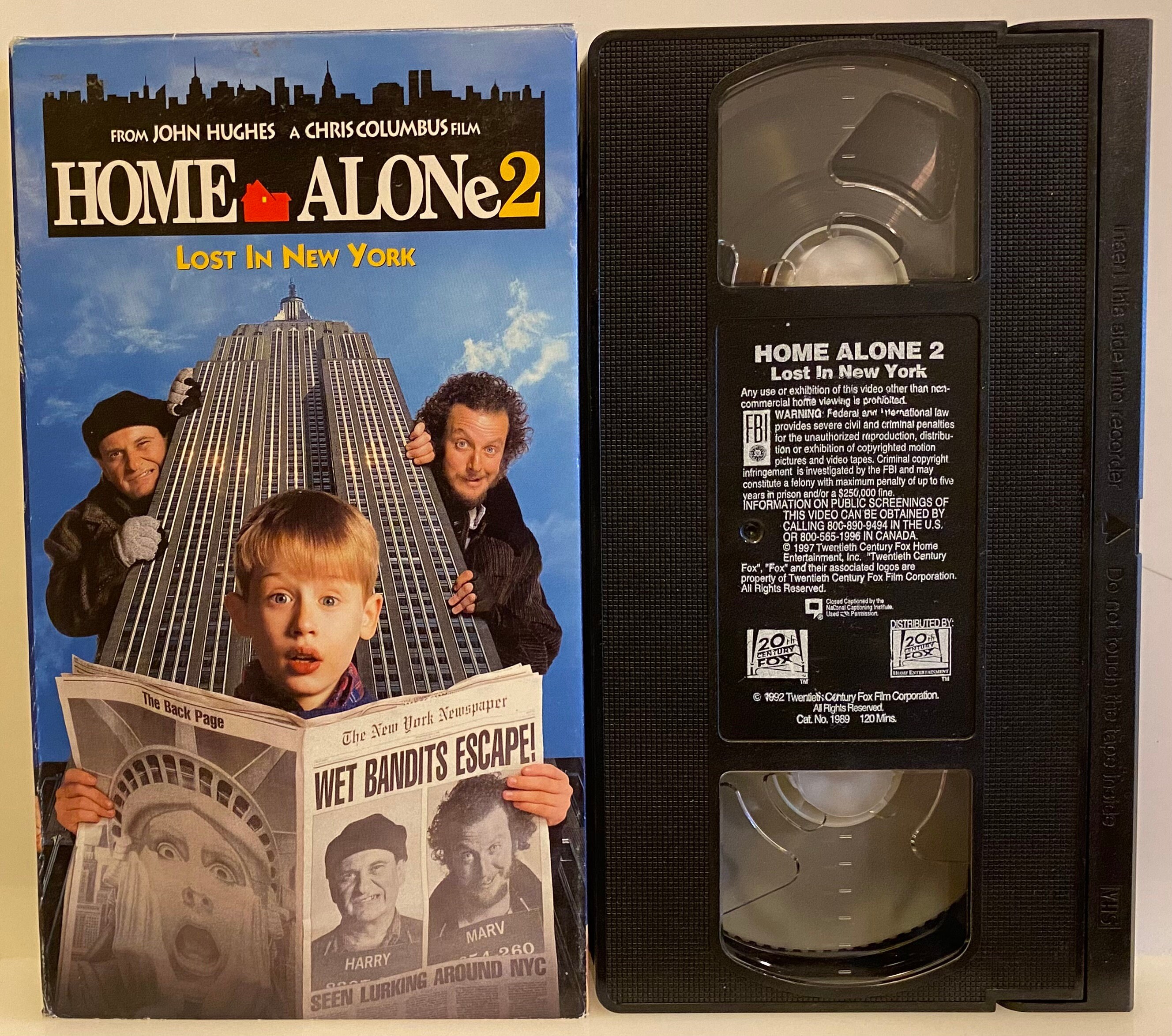 Home Alone 2 Lost In New York Vhs
