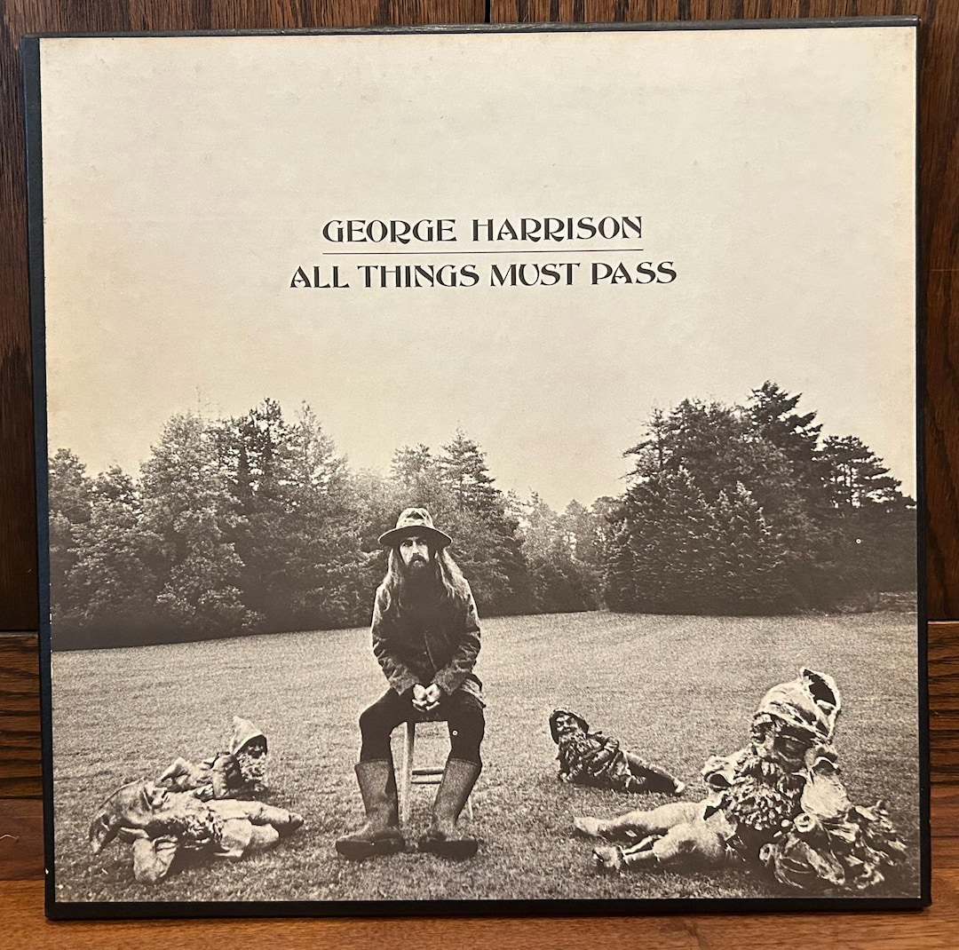 George Harrison - All Things Must Pass - 1970 OG Vintage Vinyl Record ...