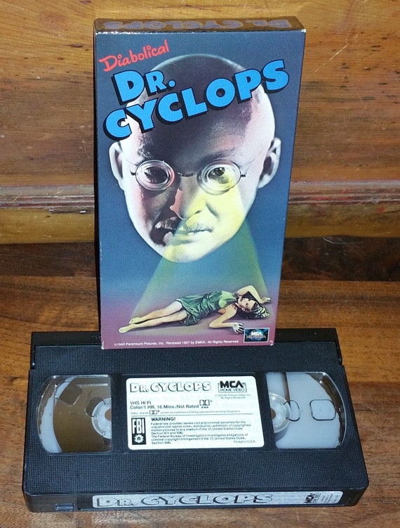 Dr. Cyclops 1940 Vintage VHS Movie Cassette Tape | Etsy