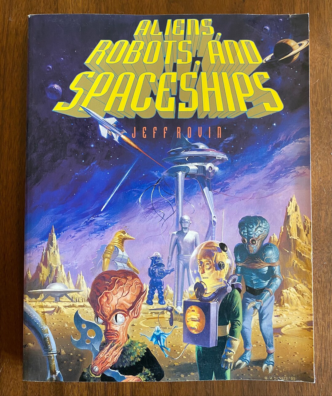 Aliens Robots and Spaceships - 1995 Vintage Paperback Book (first Print ...