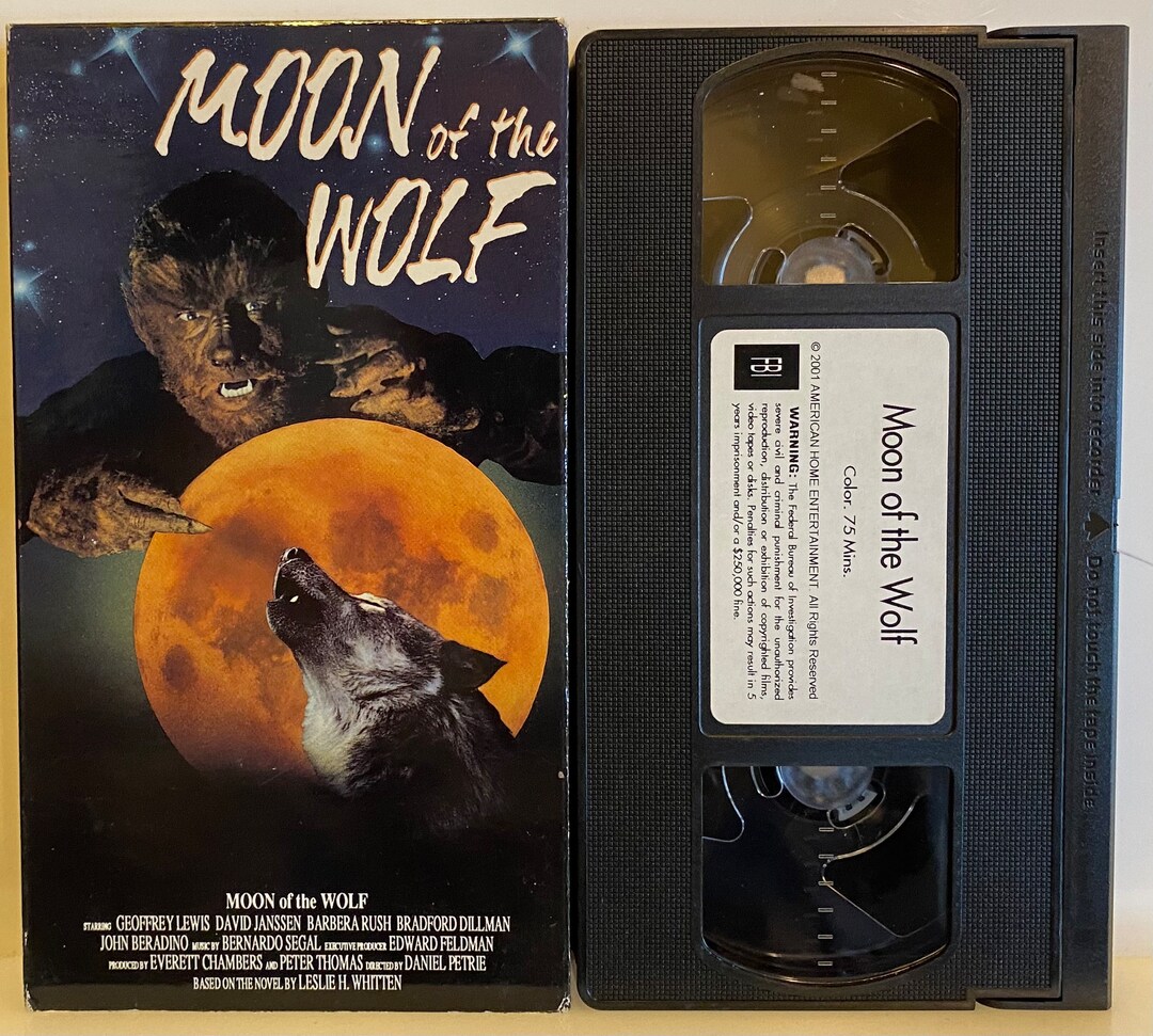 Moon of the Wolf 1972 Vintage VHS Video TV Movie Cassette Tape - Etsy