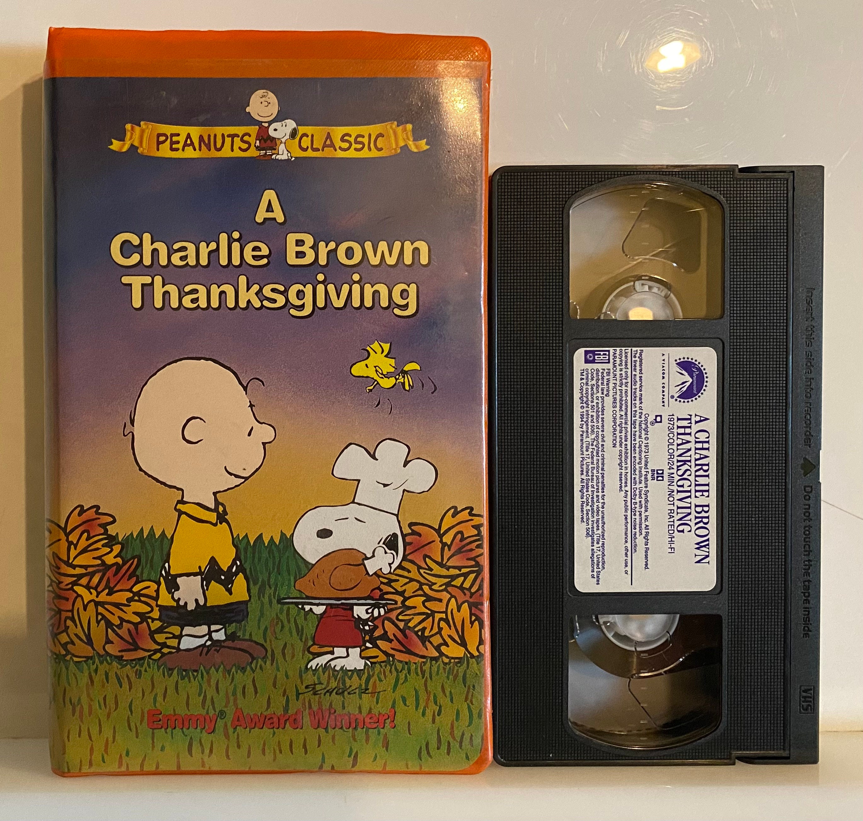 A Charlie Brown Thanksgiving Vhs