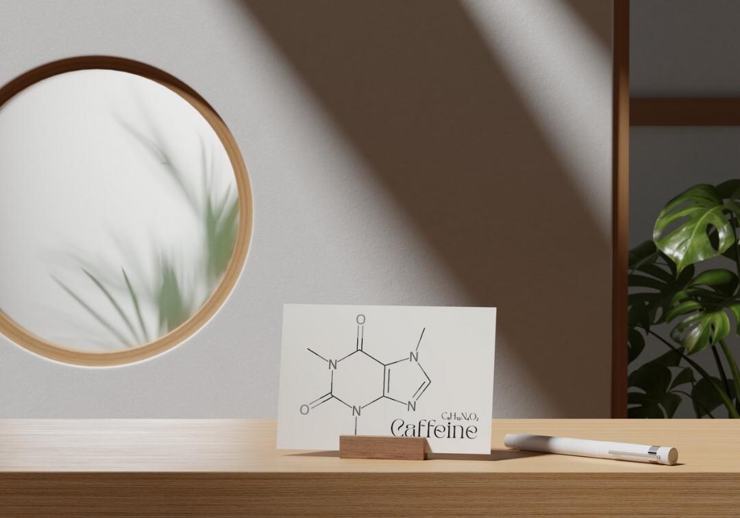 Caffeine Molecular Poster- Molecular Structure Art- Coffee Wall Art ...