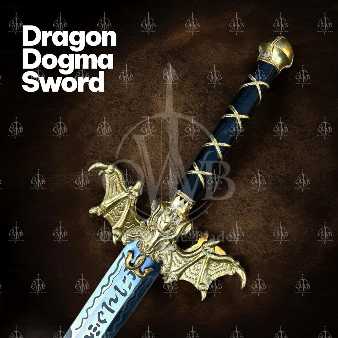 Handmade Dragon Dogma Sword, Dragon Sword, Fantasy Sword, Unique Gift ...