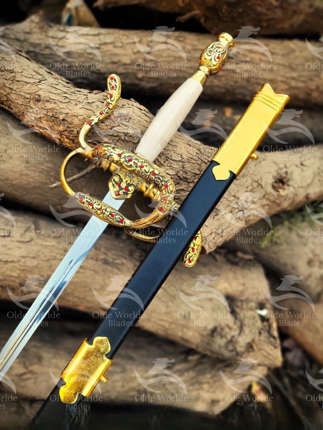 Hand Forged Peter Damon Highlander Sword, Battle Ready Toledo Salamanca ...