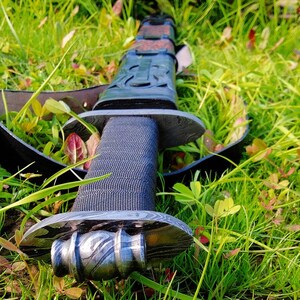 Handmade Damascus Steel Viking Sword, Northman Viking Sword Elaborate ...