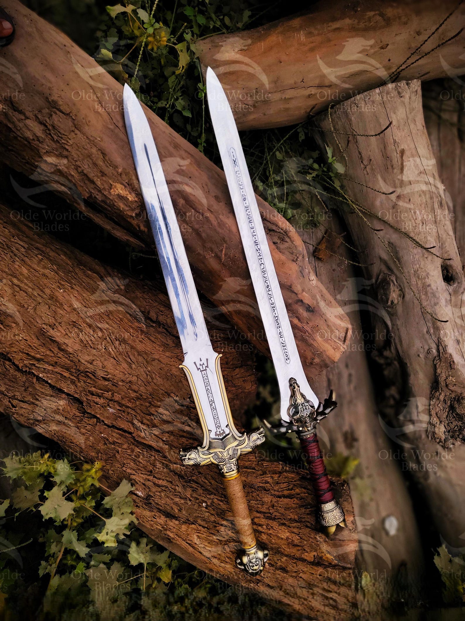 CONAN THE BARBARIAN Replica Pair Sword, Handmade Conan Barbarian ...