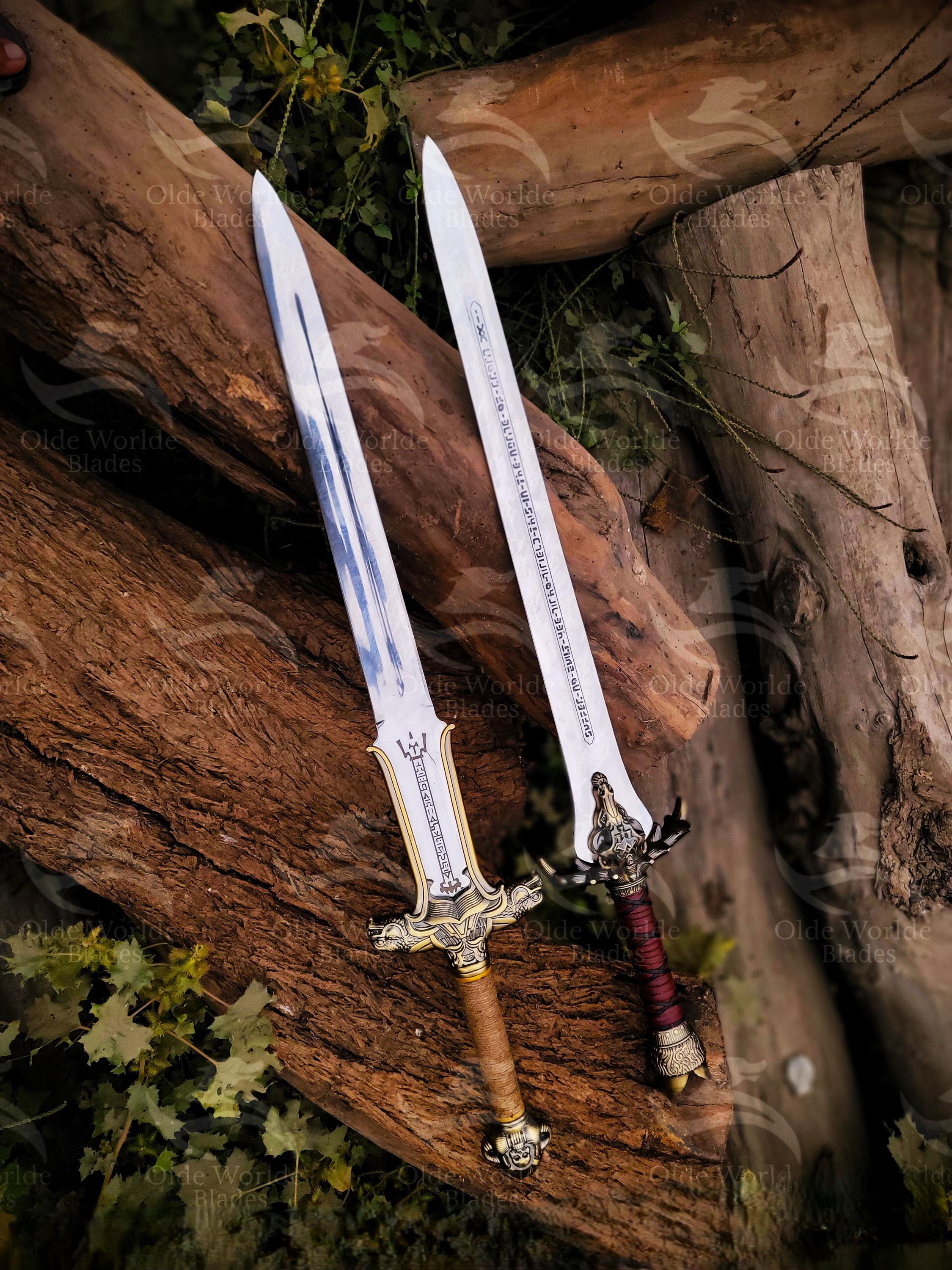 CONAN THE BARBARIAN Replica Pair Sword, Handmade Conan Barbarian ...