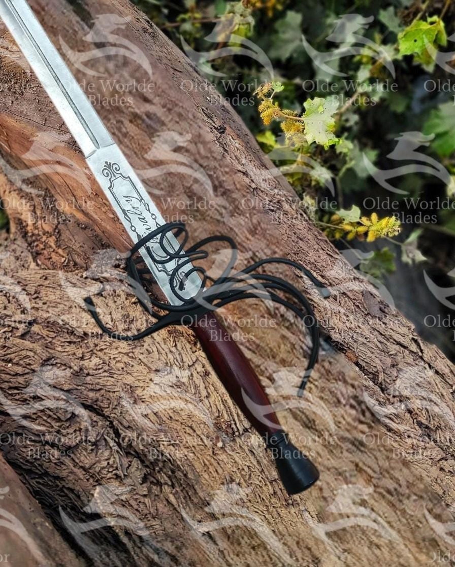 Hand Forged Medieval Rapier Sword, 1095 Carbon Steel, Viking Sword ...