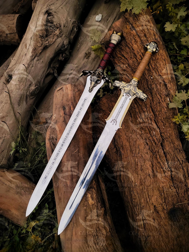 CONAN THE BARBARIAN Replica Pair Sword, Handmade Conan Barbarian ...