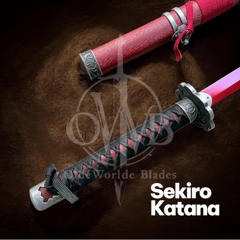 Mortal Blade Life-size Full Metal Replica Katana – Hand-forged Sekiro ...