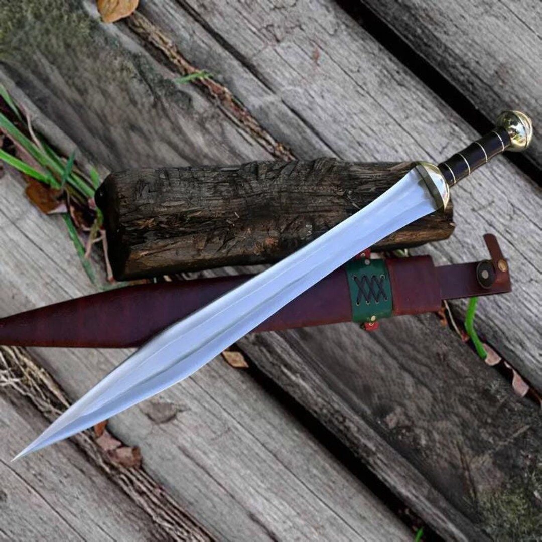GLADIUS SWORD /30 Inches Long Blade Hand Forged Sword/ Gladius Machete ...