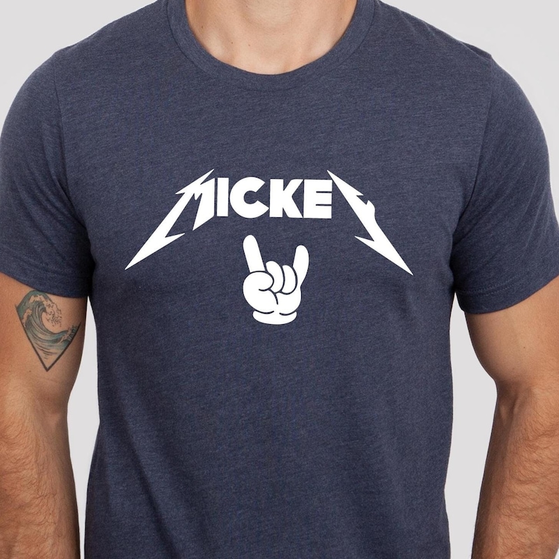 Rock on Mickey Shirt - Etsy