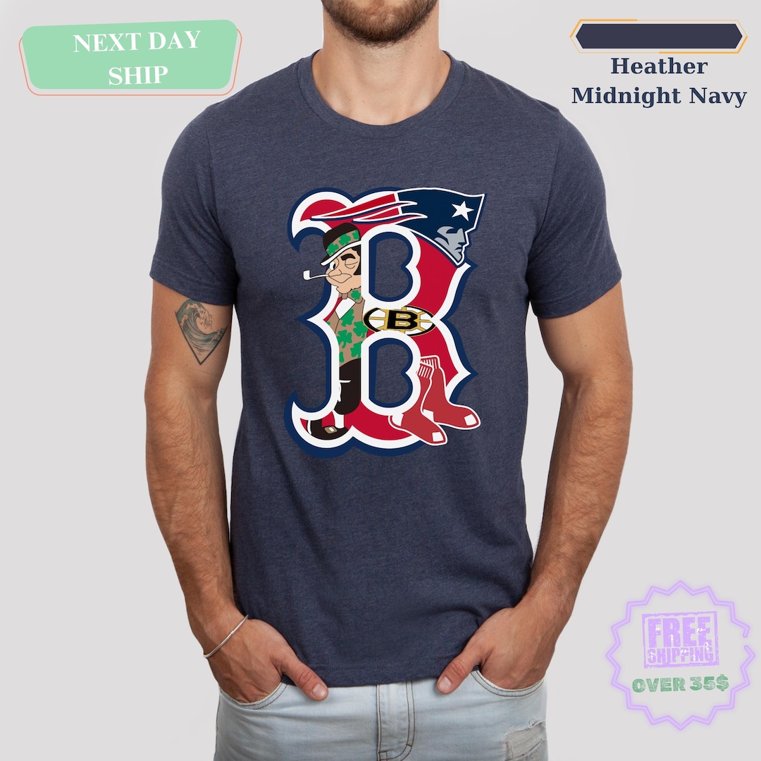 Boston Graphic Tee - Sports Fan Apparel - Etsy