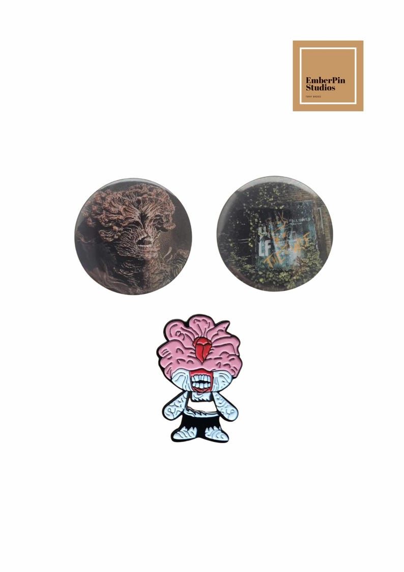 Cordyceps Zombie Ant Fungus Enamel Pin, Creepy Science Lapel Badge ...