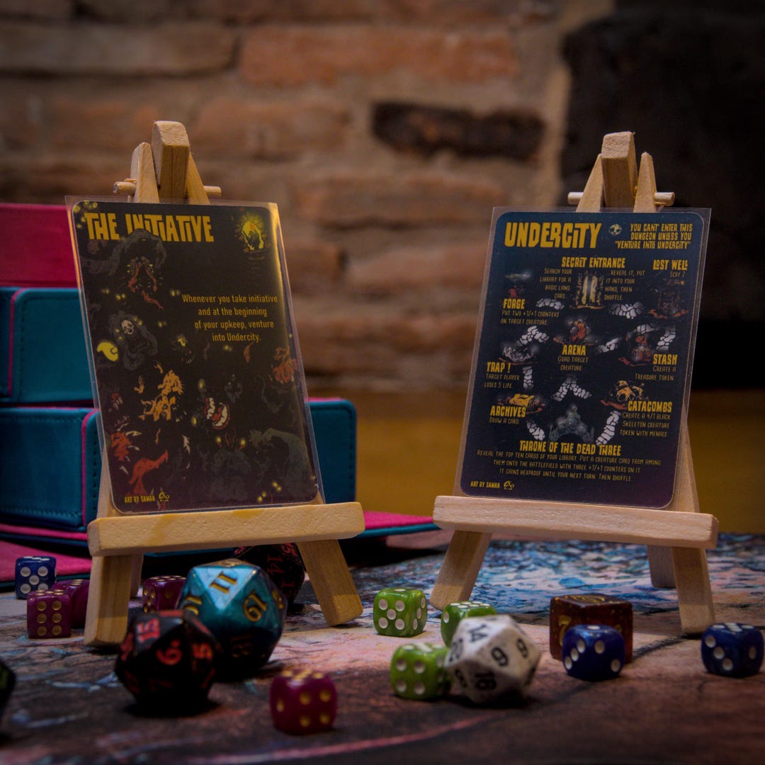 MTG Token the Initiative/undercity - Art by Samak - Etsy