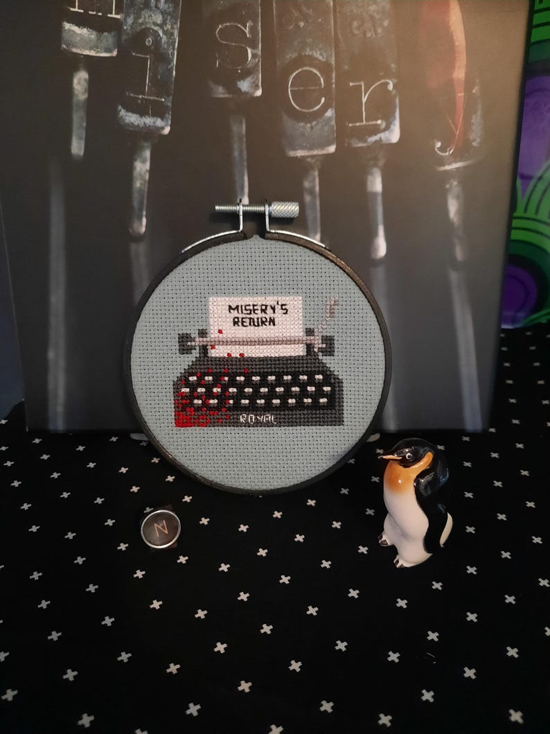 Misery's Typewriter Cross Stitch Pattern - Etsy