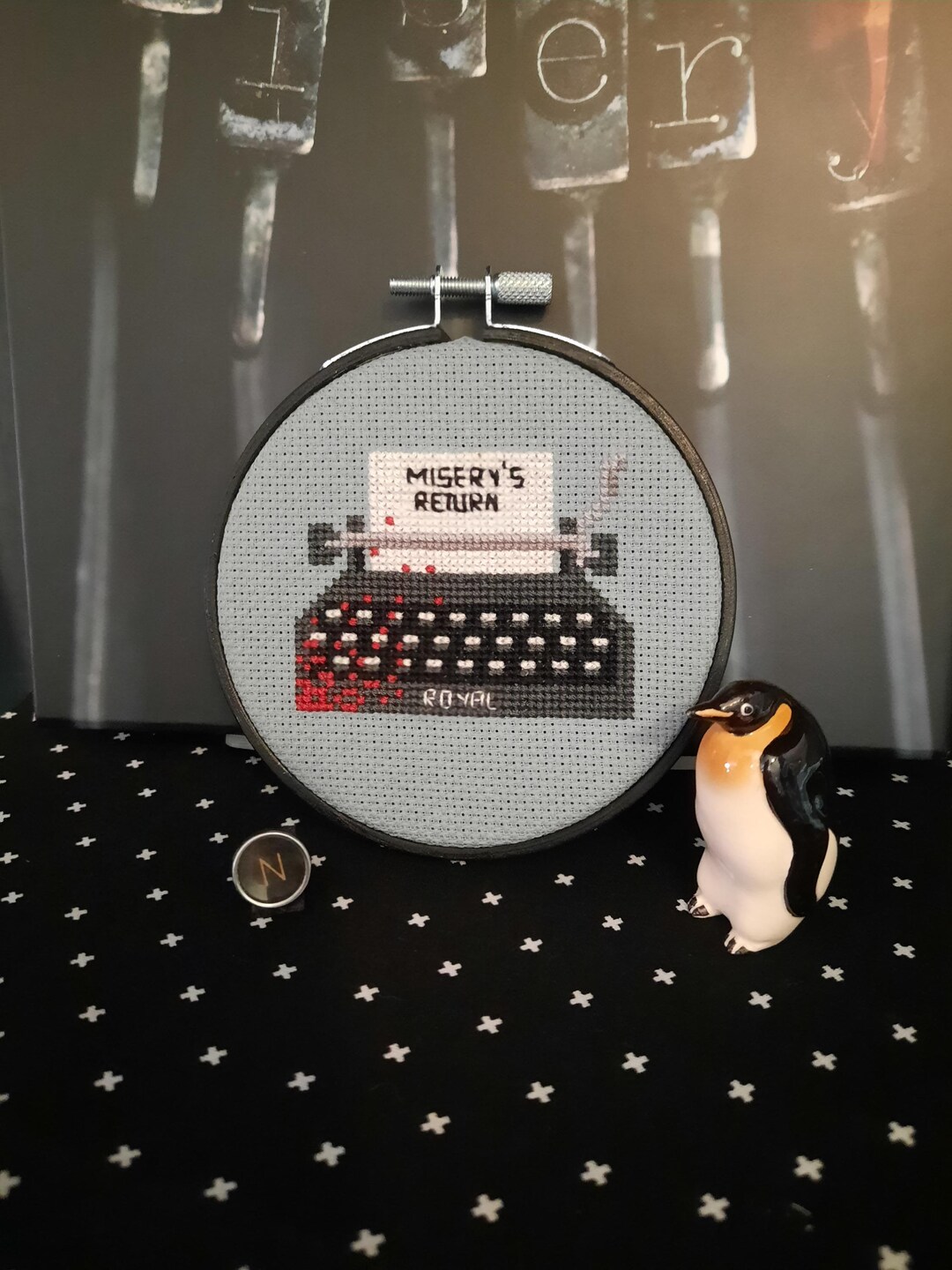 Misery's Typewriter Cross Stitch Pattern - Etsy