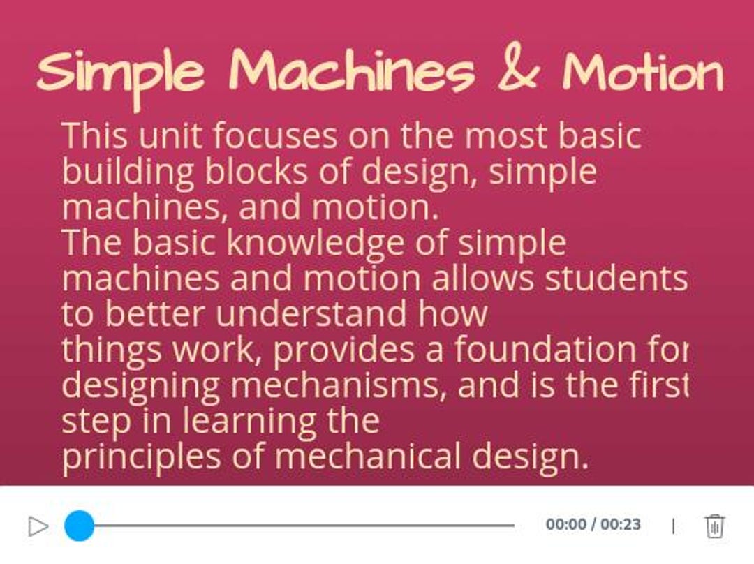 Simple Machines and Motion Lesson Plan - Etsy