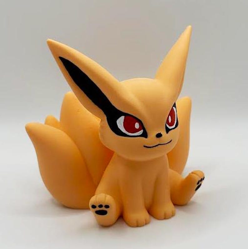 Chibi Kurama Nine-tailed Fox Kurama Figure 3d-printed Kurama Cute Anime ...
