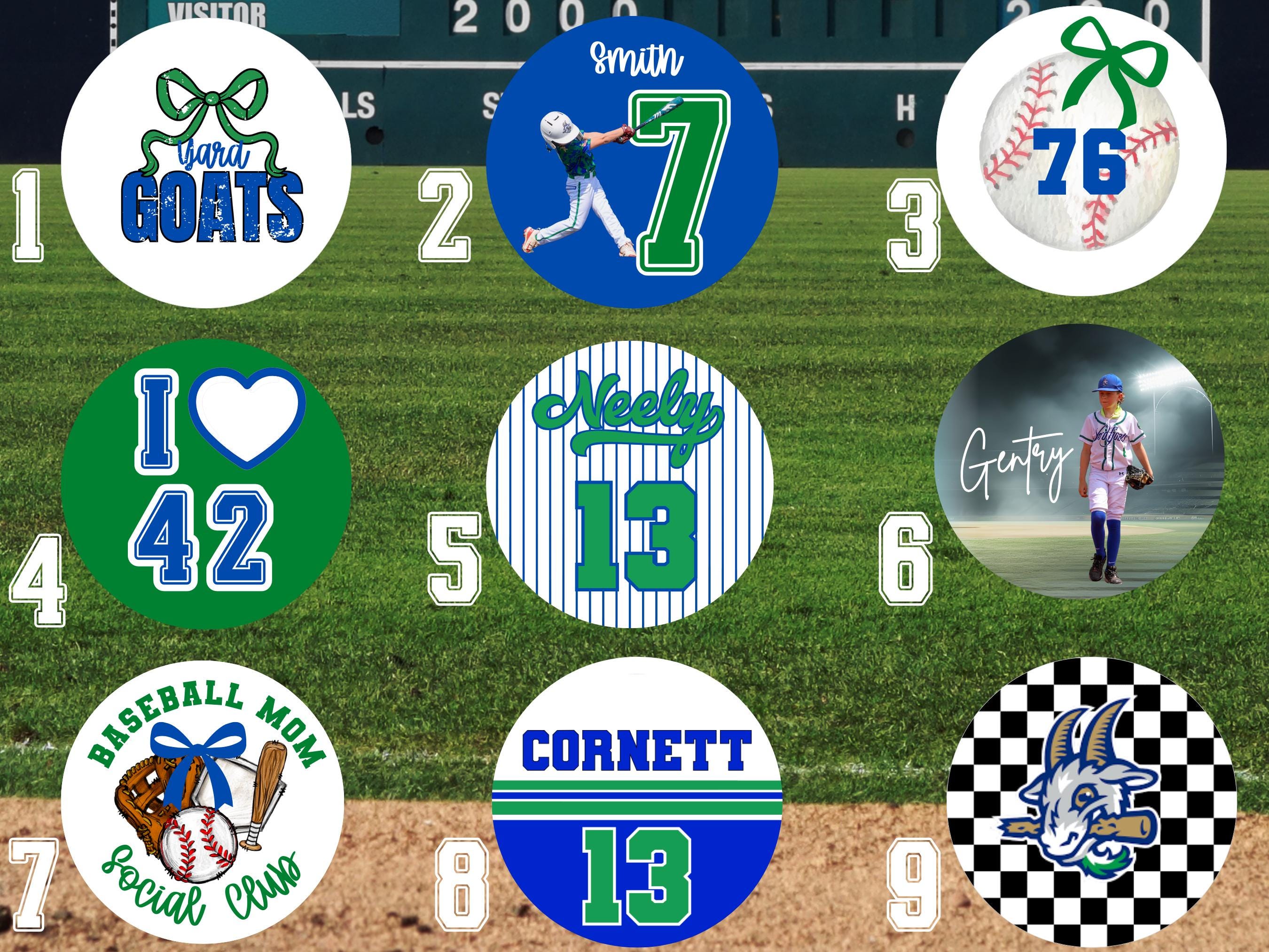 Custom Baseball & Softball Spirit Buttons - Etsy