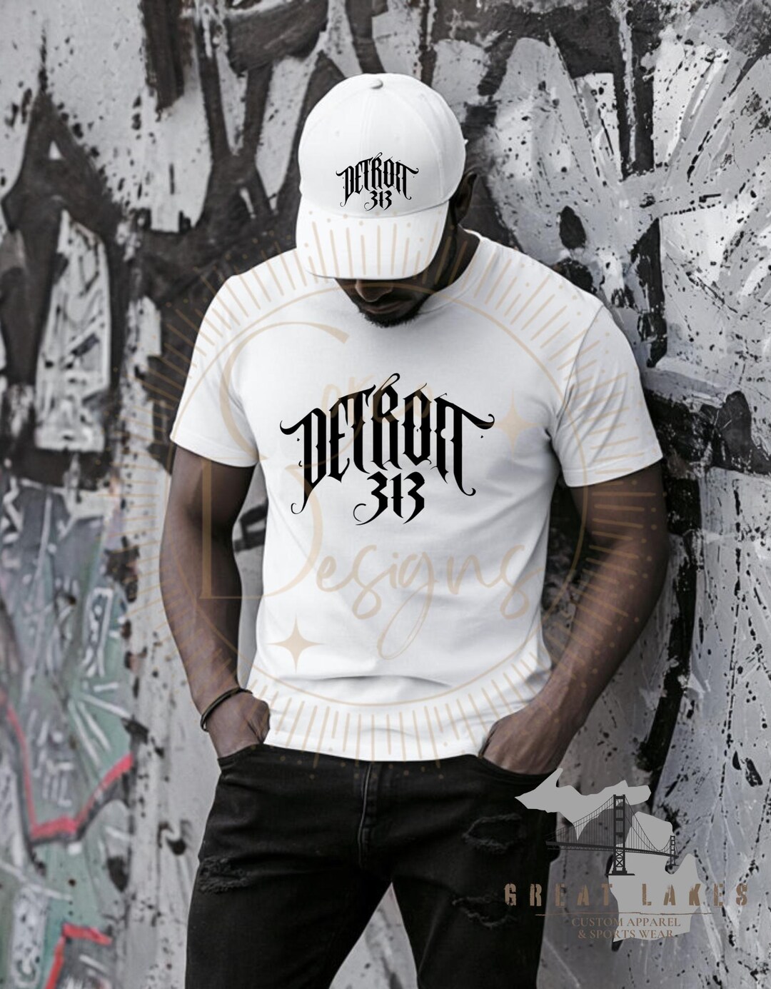 Detroit 313 Unisex T-shirt Sizes Adult XS-5XL, Bella Canvas, Michigan ...