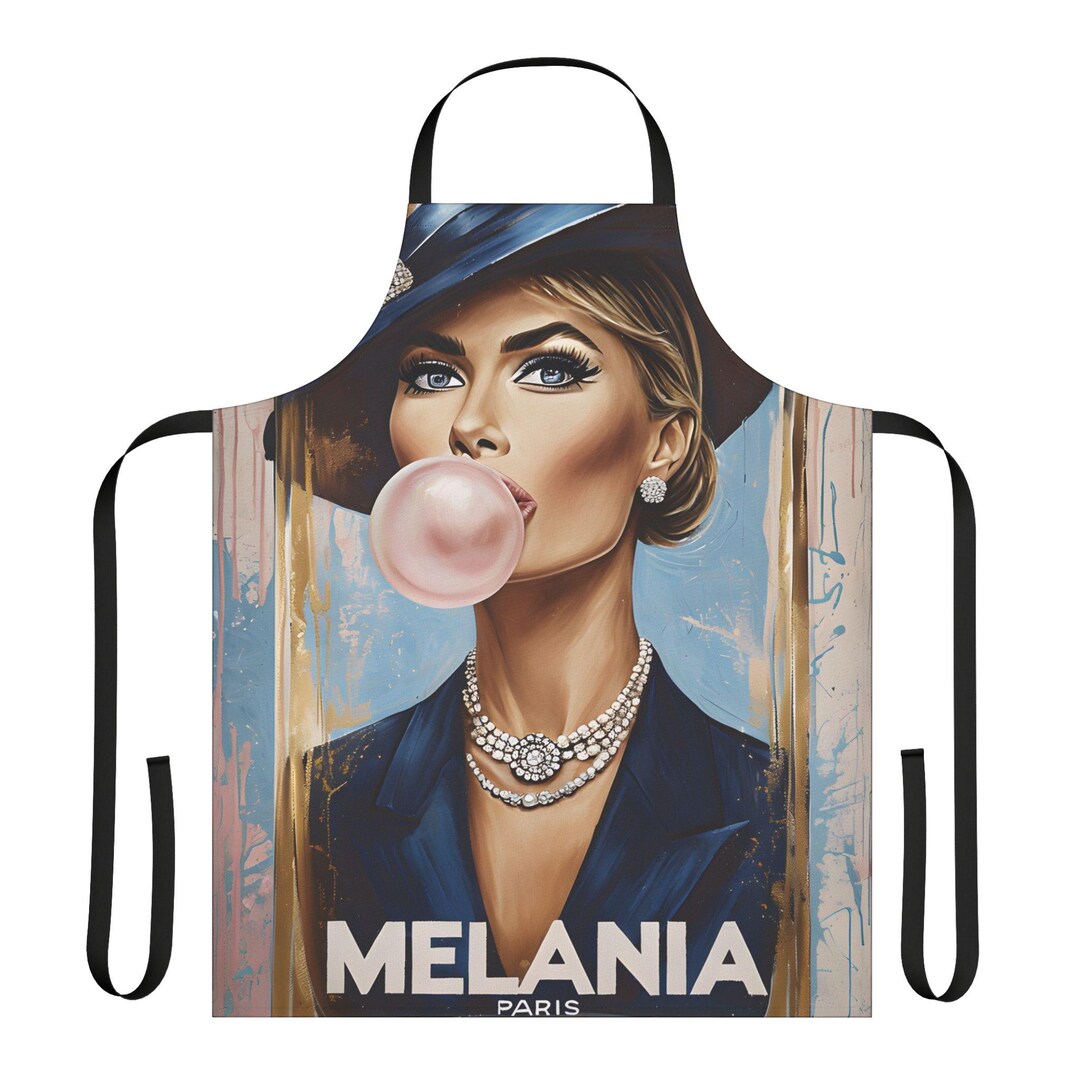 Apron, Melania Trump First Lady Design, 5-color Straps, Kitchen Cooking ...