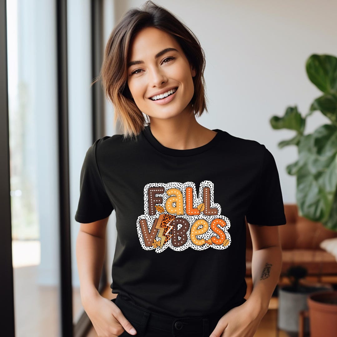 Unisex Jersey Short Sleeve Tee, Fall Vibes Shirt, Autumn Shirt, Fall ...