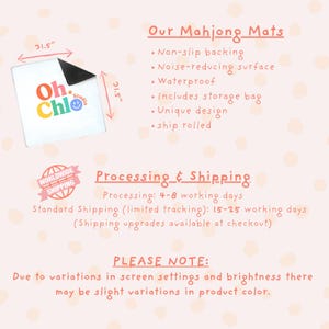 Lemon Mahjong Table Mat 31.5" Nonslip Noise-reducing Play Surface With Storage Bag, Soft ...