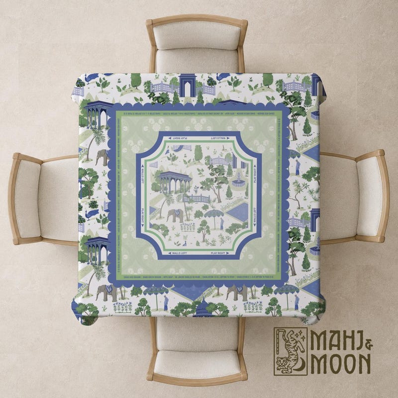 Mahjong Tablecloth Mat - Etsy
