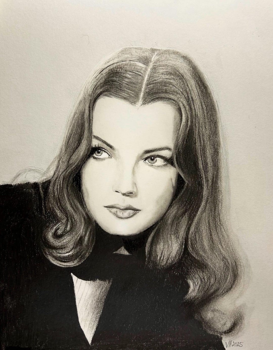 Portrait of Romy Schneider - Etsy