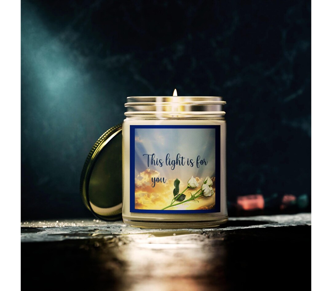 Candle, Memorial Scented Candle, Altar Decoration, Remembrance Candle ...