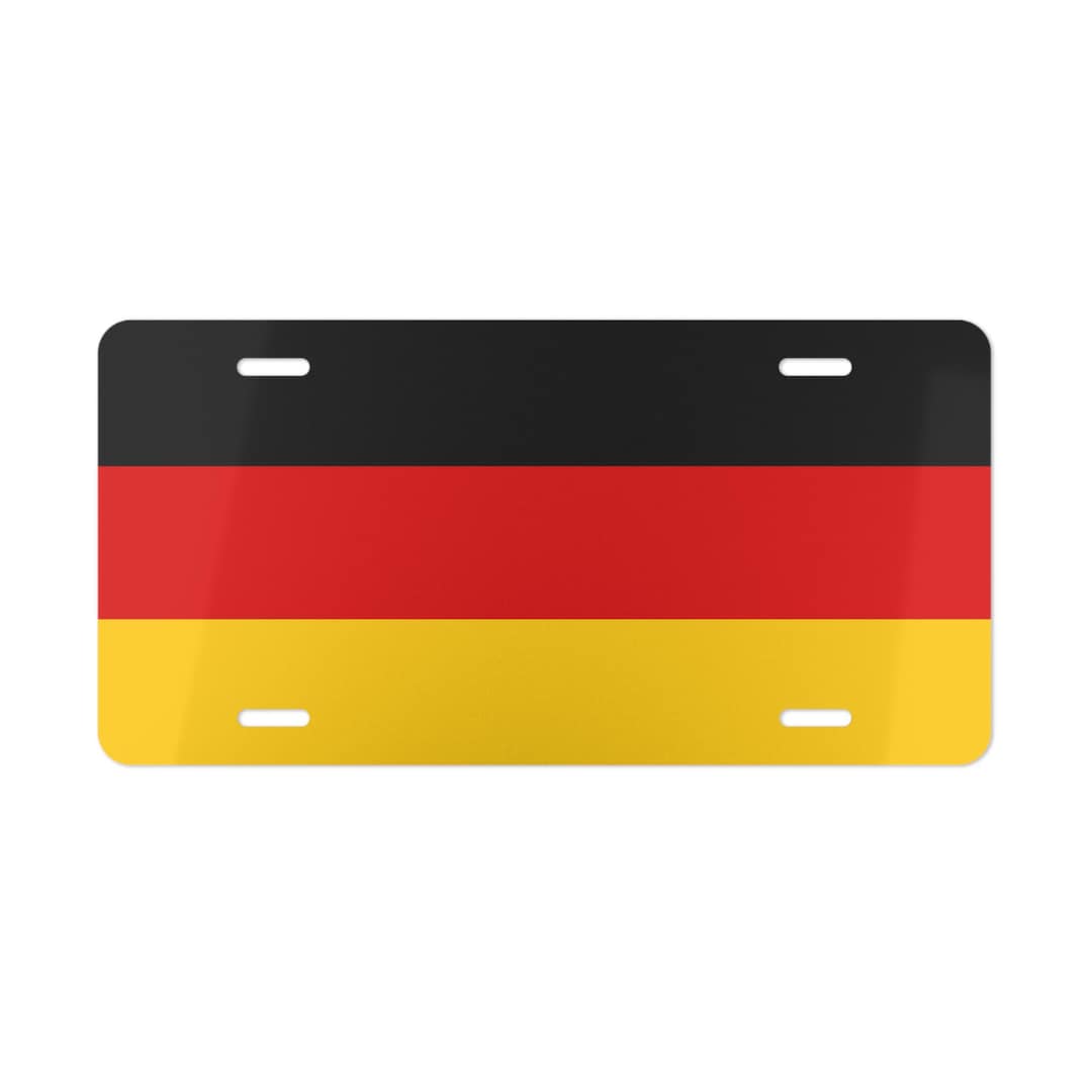 Germany Flag License Plate Souvenir Car Decorative German Vanity Plate ...