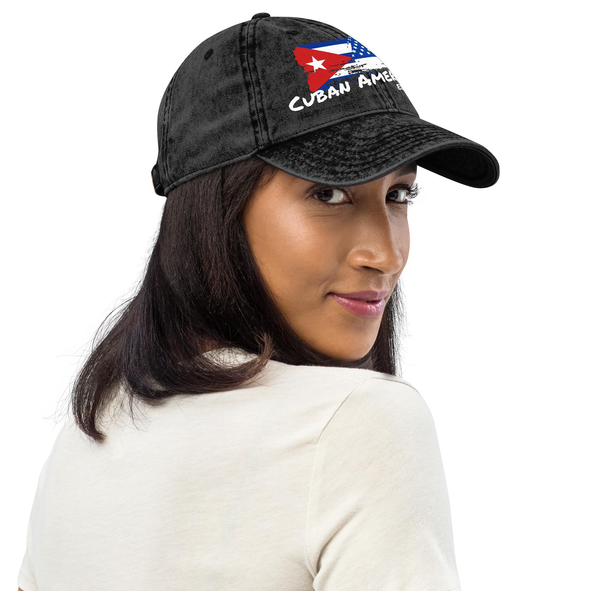 Custom Cuban American Vintage Hat Year Edition Personalized Souvenir ...