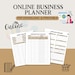 Digital Small Business Planner, Virtual Assistant Tool, Online Shop ...