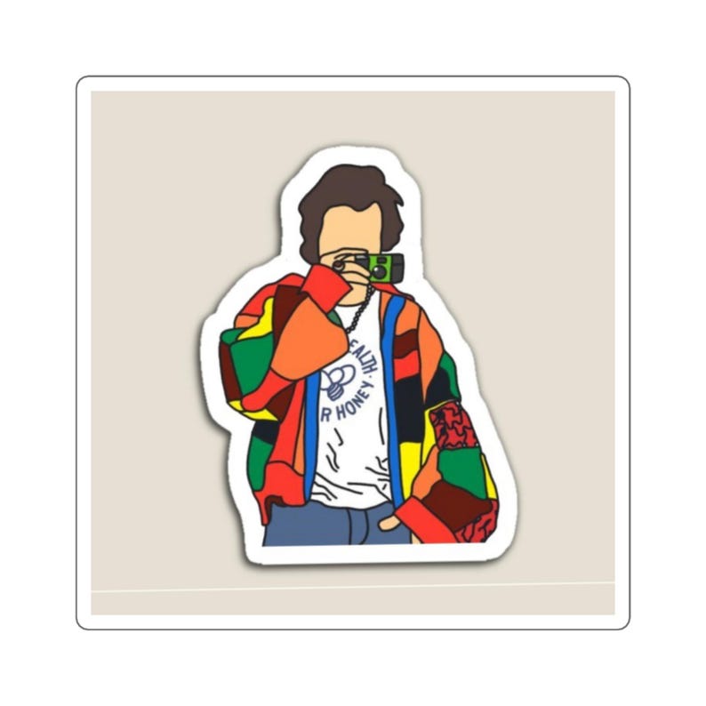 Harry Styles Stickers - Chill Aesthetic for Laptop, Water Bottle ...
