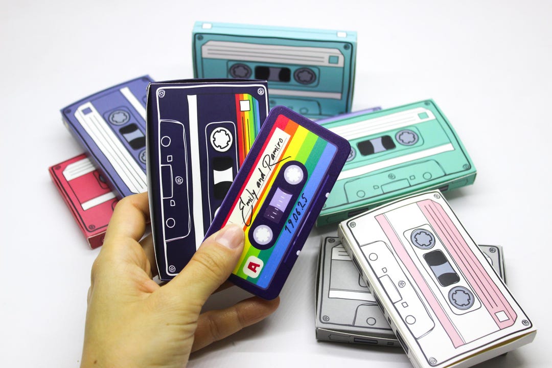 Retro Cassette Tapes Themed Personalized Wedding Bottle Opener Magnet ...